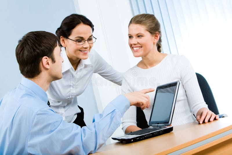 Explaining stock image. Image of occupation, businessman - 2675777