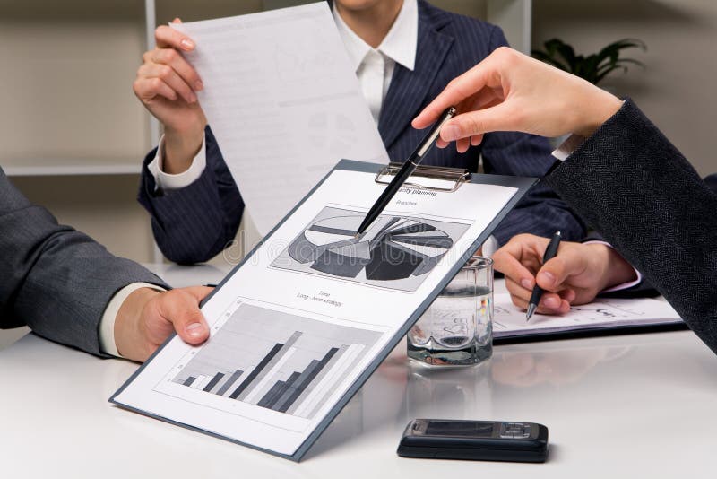 Explaining chart stock image. Image of human, diagram - 33081805