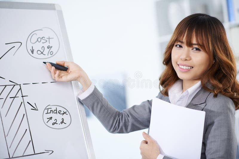 Explaining business idea stock photo. Image of office - 65274772