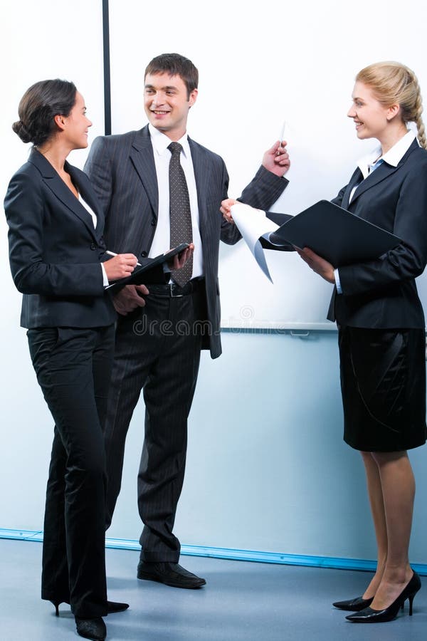 Explaining Business Instructions Stock Photo - Image of interaction ...