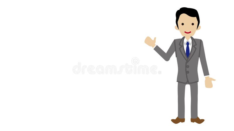 Explaining Businessman stock video. Video of computer - 65786995