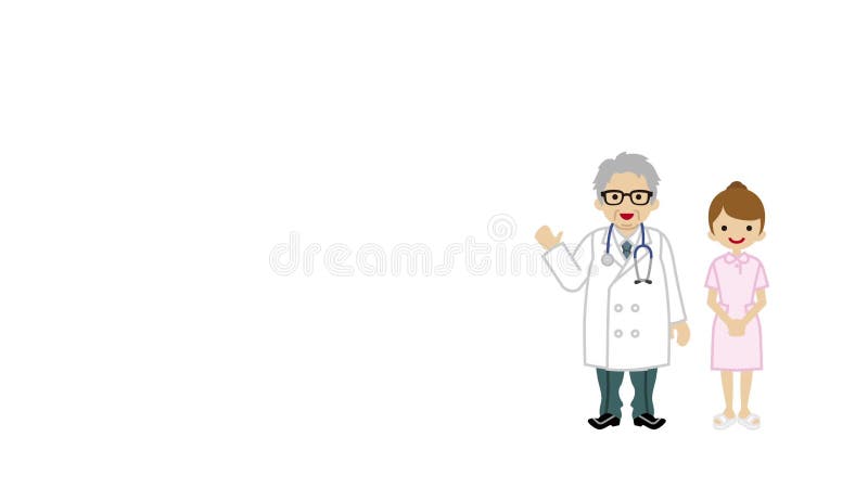 Explaining Doctor with Nurse Stock Video - Video of people, cute: 88989345