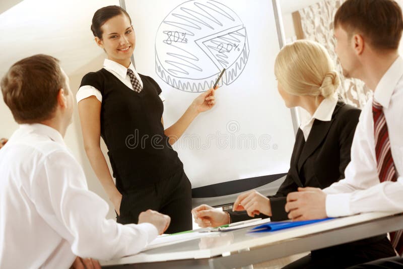 Explaining stock image. Image of engineering, contract - 5968035