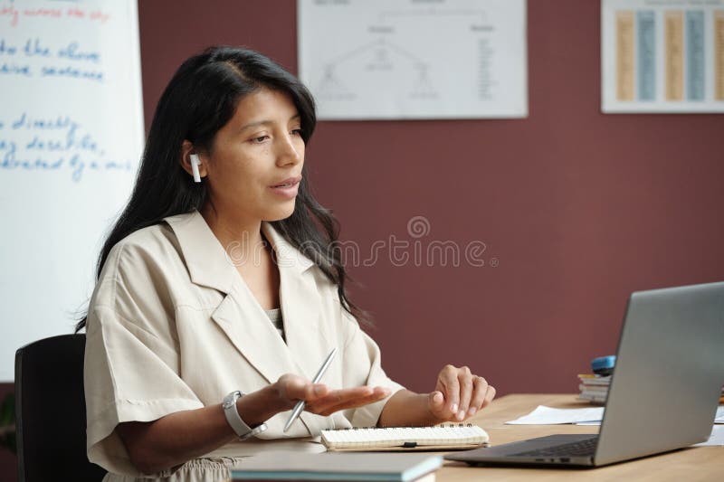 Explaining New Topic Points Student Stock Photos - Free & Royalty-Free ...