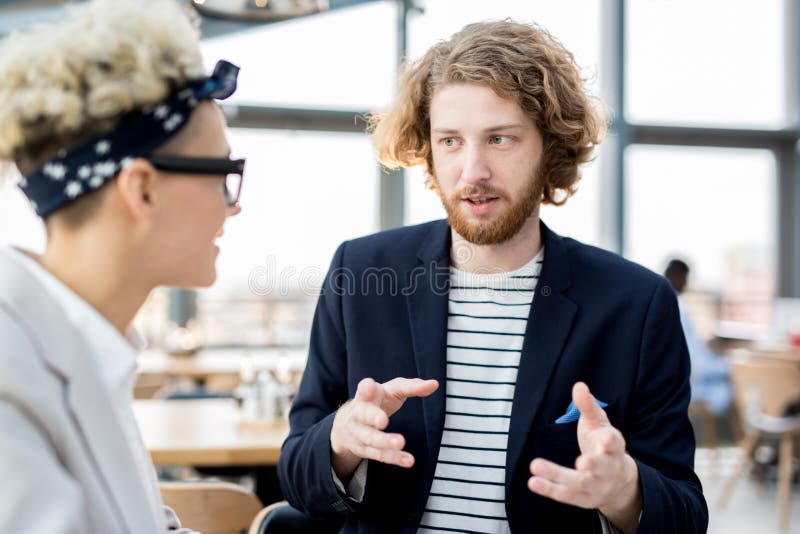 Explaining point of view stock photo. Image of professional - 108207304