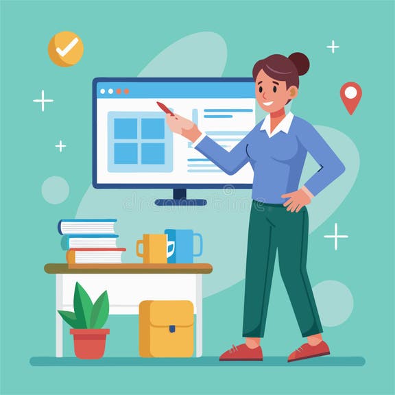 Explaining Project Modern Way Stock Photo - Image of management, glitch ...