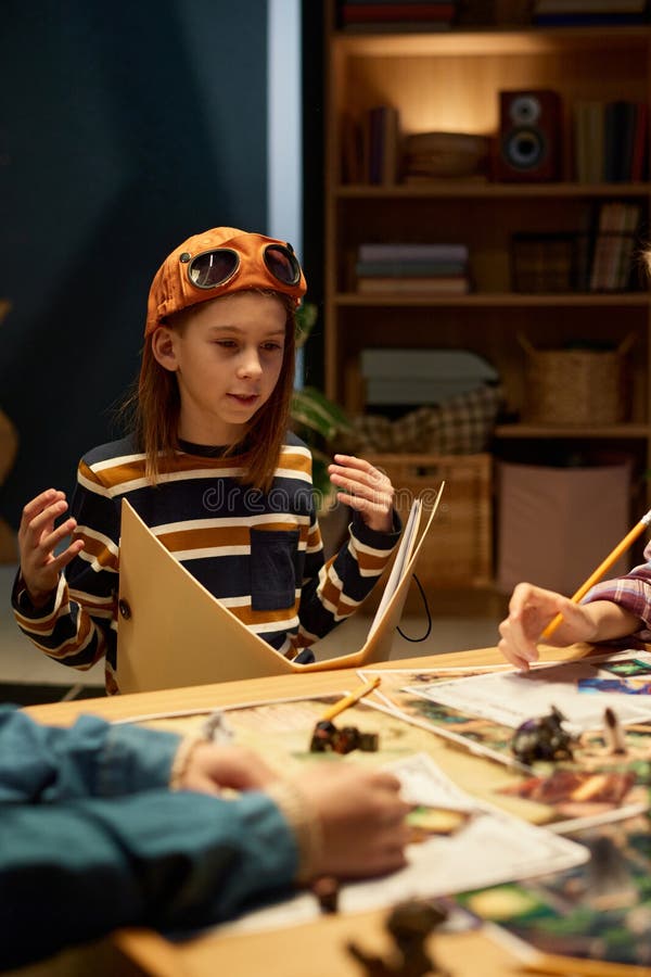 Explaining Rules of New Tabletop Game Stock Image - Image of explain ...