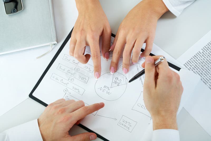 Explaining strategy stock photo. Image of palm, holding - 26268576