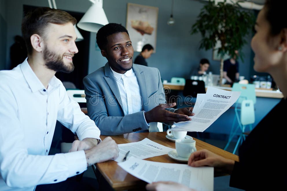 Explaining terms stock photo. Image of coworking, teamwork - 86660792
