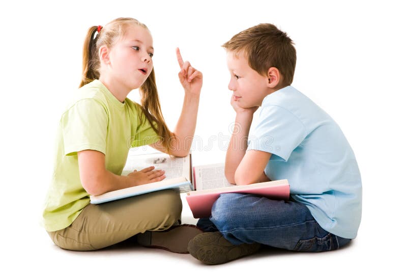 Preschoolers stock photo. Image of positive, girl, learning - 10613698