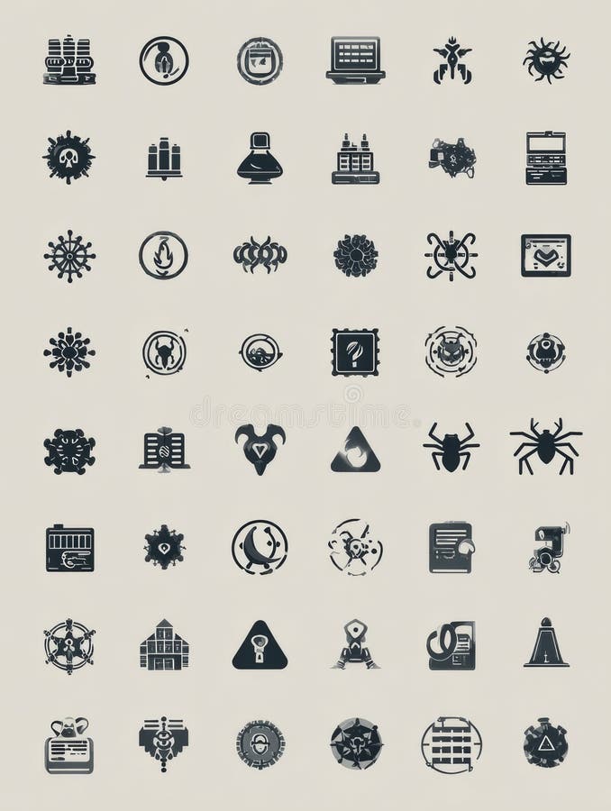 Explanation of Different Types of Malware Using Neutral Icons Presented ...