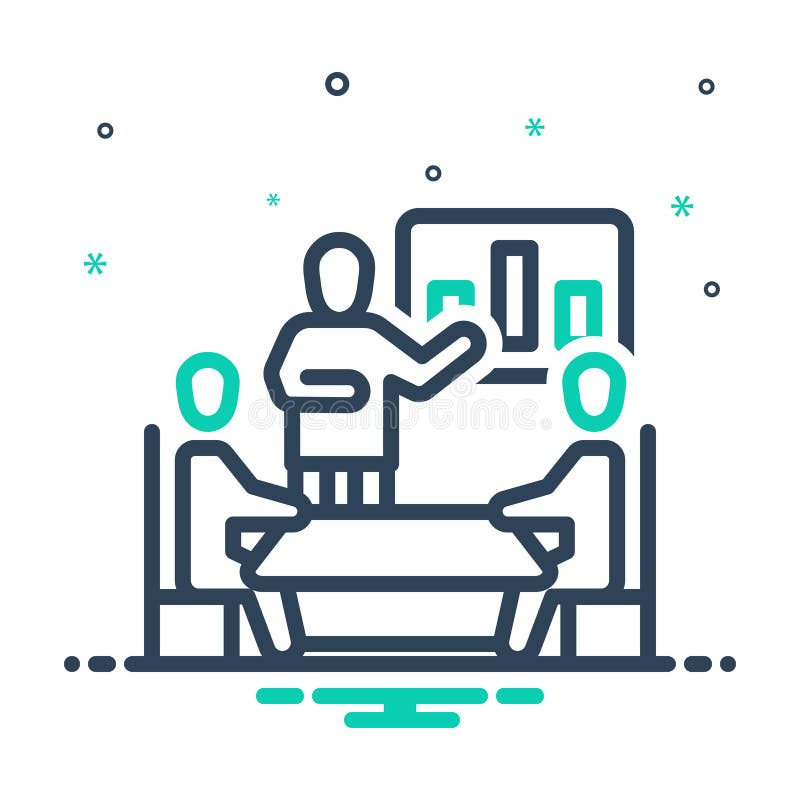 Mix Icon for Explanation, Clarification and Enucleation Stock ...