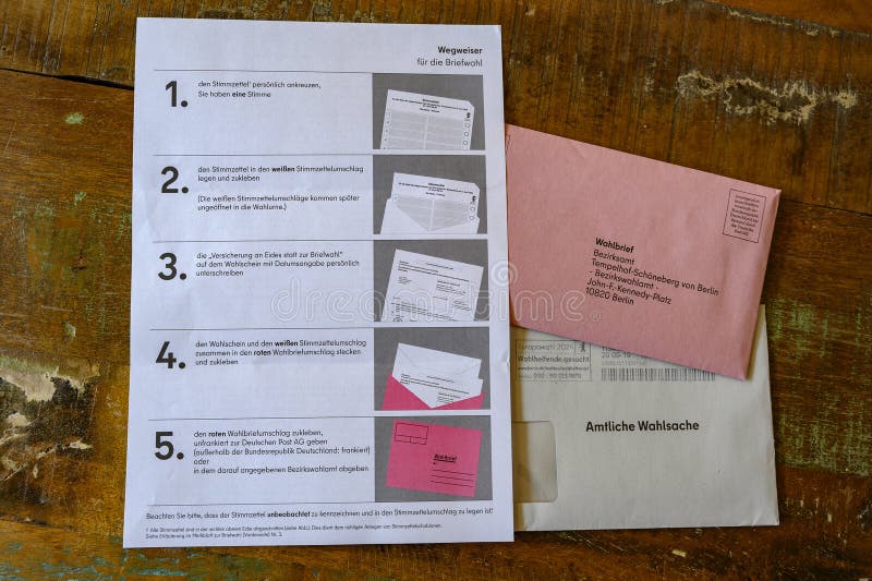 Explanations on Sending Postal Voting Documents Editorial Stock Image ...