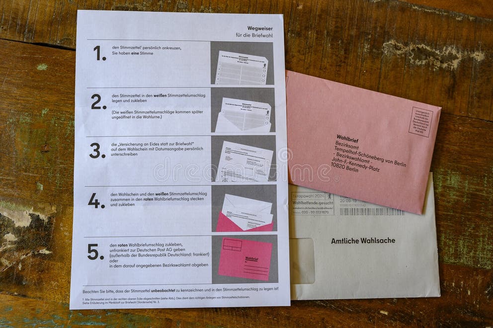 Explanations on Sending Postal Voting Documents Editorial Stock Image ...