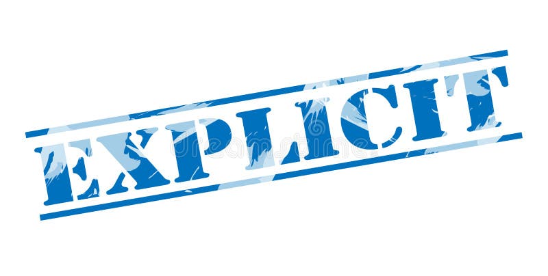 Explicit blue stamp stock illustration. Illustration of watermark ...