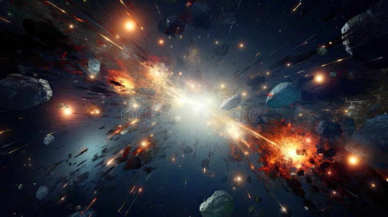 Explode bursting star stock illustration. Illustration of expand ...
