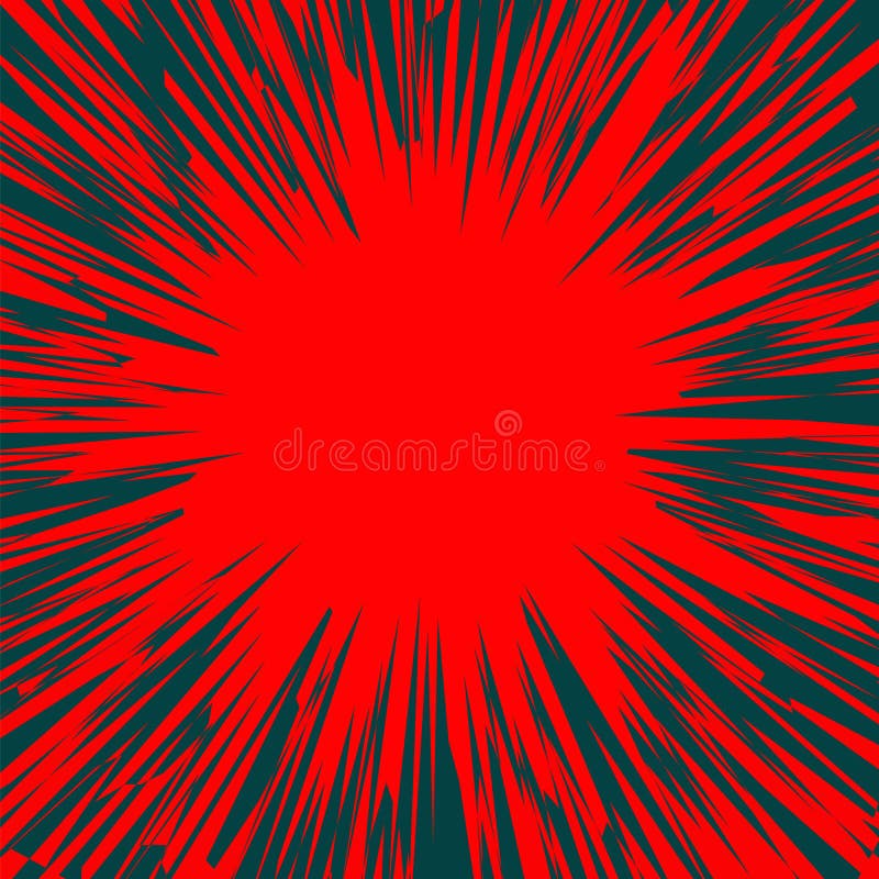Explode Flash, Cartoon Explosion, Star Burst on Dark Background Stock ...