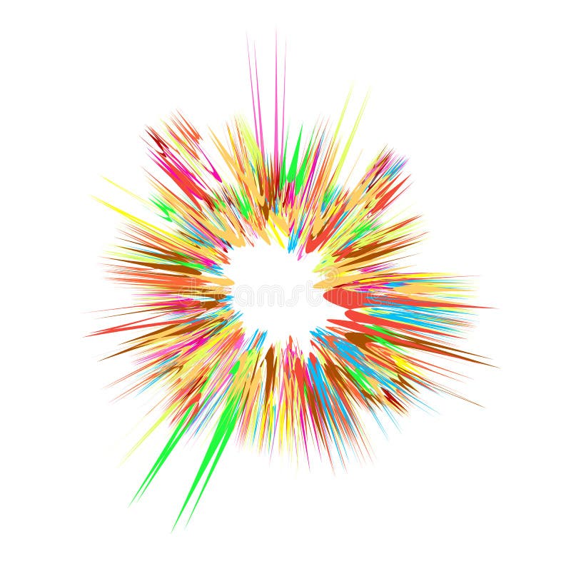 Explode Flash, Cartoon Explosion, Star Burst Stock Illustration ...