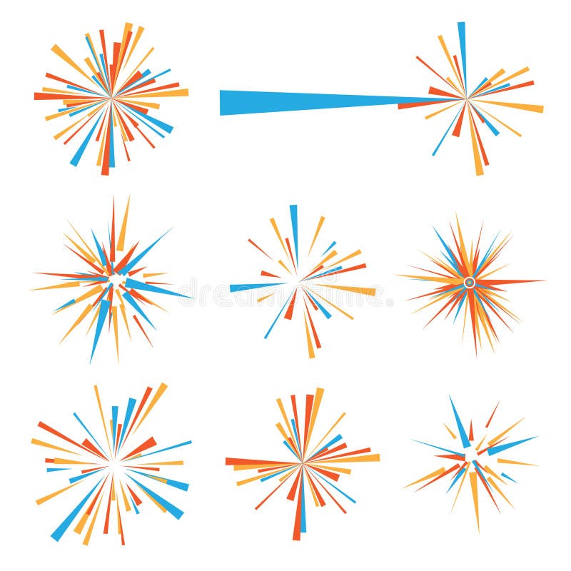 Explode icon stock vector. Illustration of orange, design - 8170673