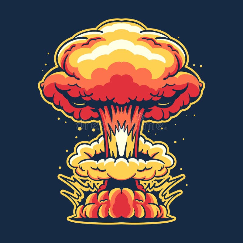 Explode Illustration Vector Cartoon Stock Vector - Illustration of ...