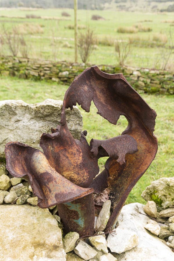 Exploded artillery shell stock photo. Image of artillery - 39404886