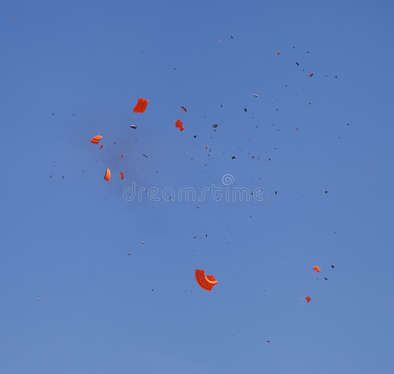 Clay Target Shot and Exploding Stock Photo - Image of sport, pigeon ...