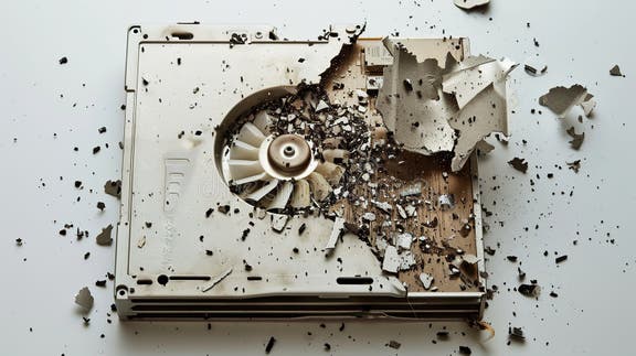 Exploded Computer Fan: a Visual Representation of Technological Failure ...