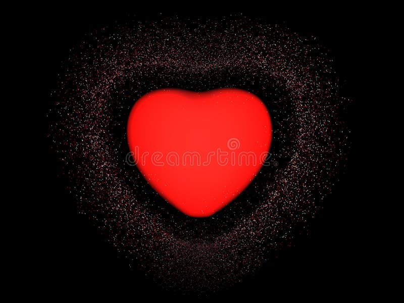 Exploded heart stock image. Image of movement, burst - 37448351