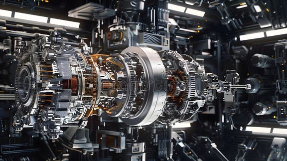 Exploded View of an Automatic Transmission with Inovation. Stock ...