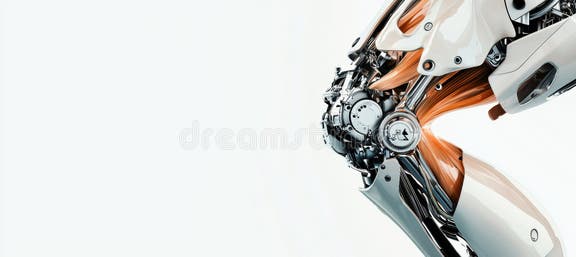 Exploded View of Knee Endoprosthesis Highlighting Precision Engineering ...