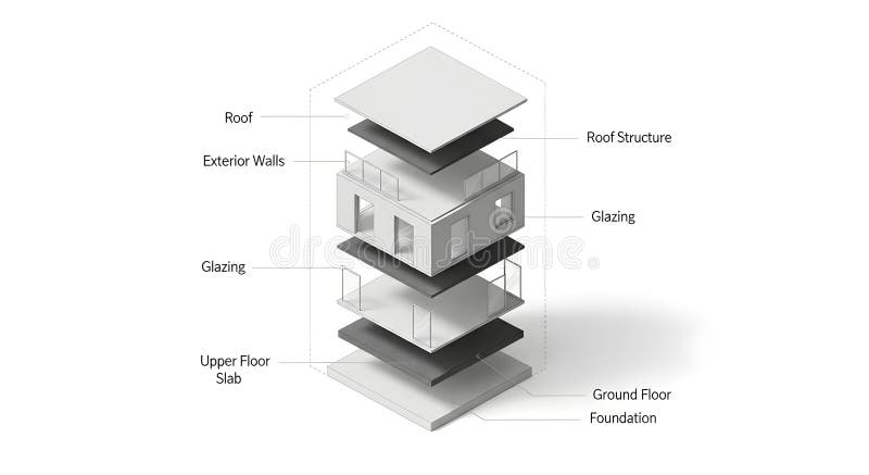 Construction House Layers Stock Illustrations – 4,493 Construction ...