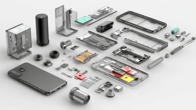 Modular Smartphone Concept Showcases Exploded View of Components and ...