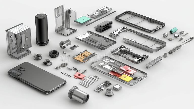 Modular Smartphone Concept Showcases Exploded View of Components and ...
