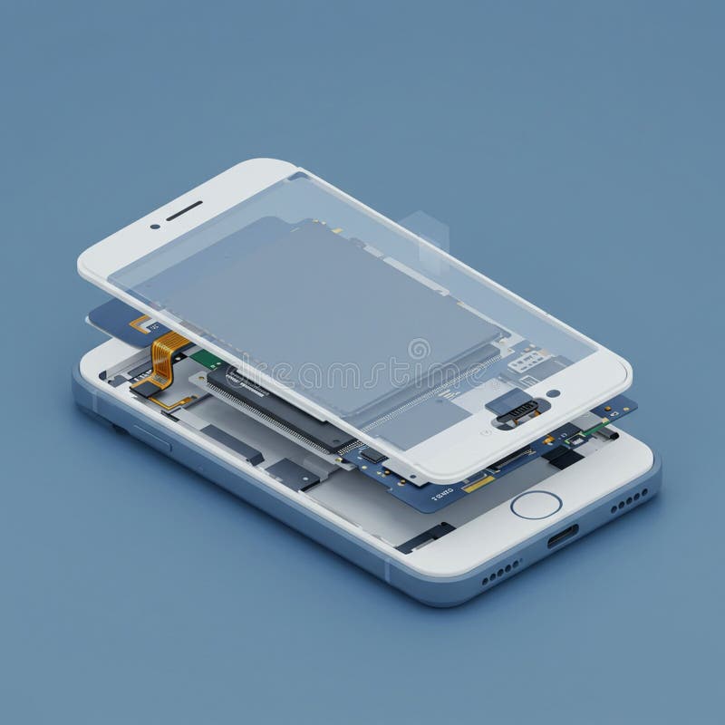 An Exploded View of a Smartphone Reveals Its Internal Components ...