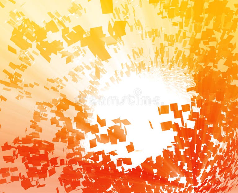 Exploding abstract stock illustration. Illustration of energy - 9664508