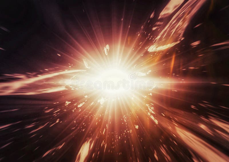 Exploding Abstract Sun Rays Background Stock Illustration ...