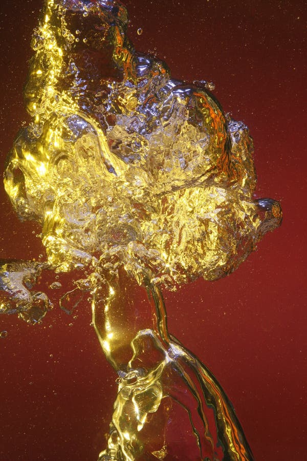 Exploding air bubble stock photo. Image of bubbling, droplets - 5654698