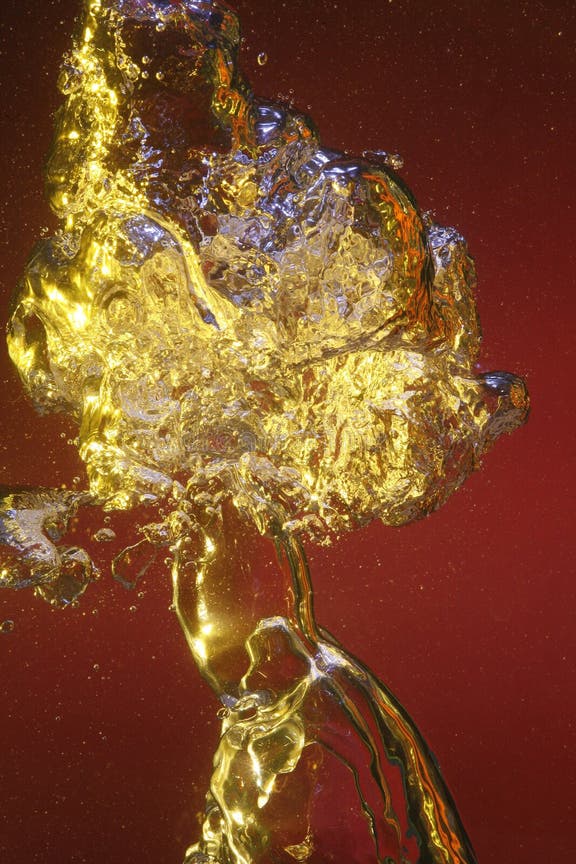 Exploding air bubble stock photo. Image of bubbling, droplets - 5654698
