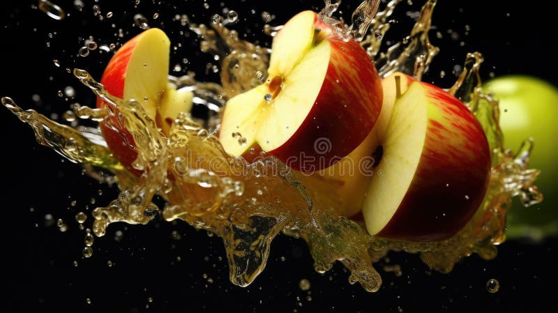 Apple Exploding Stock Illustrations – 169 Apple Exploding Stock ...