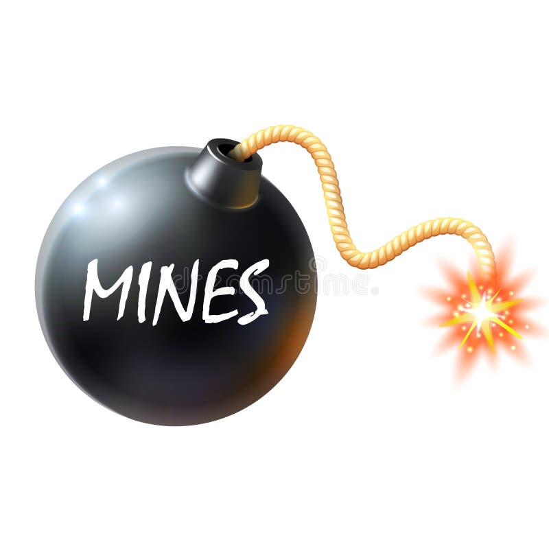 Mines bomb. stock illustration. Illustration of abstract - 237807159