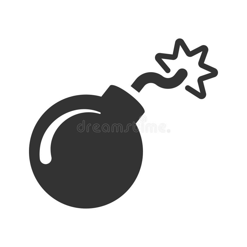 Exploding boom icon stock vector. Illustration of exploading - 196720419