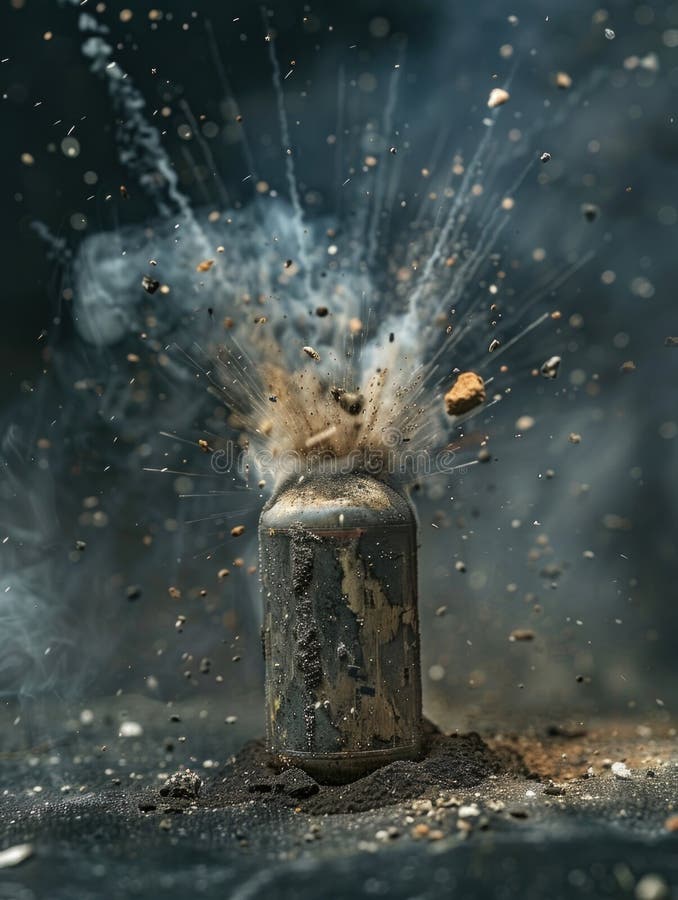 Exploding Bullet stock image. Image of metal, power - 363106029