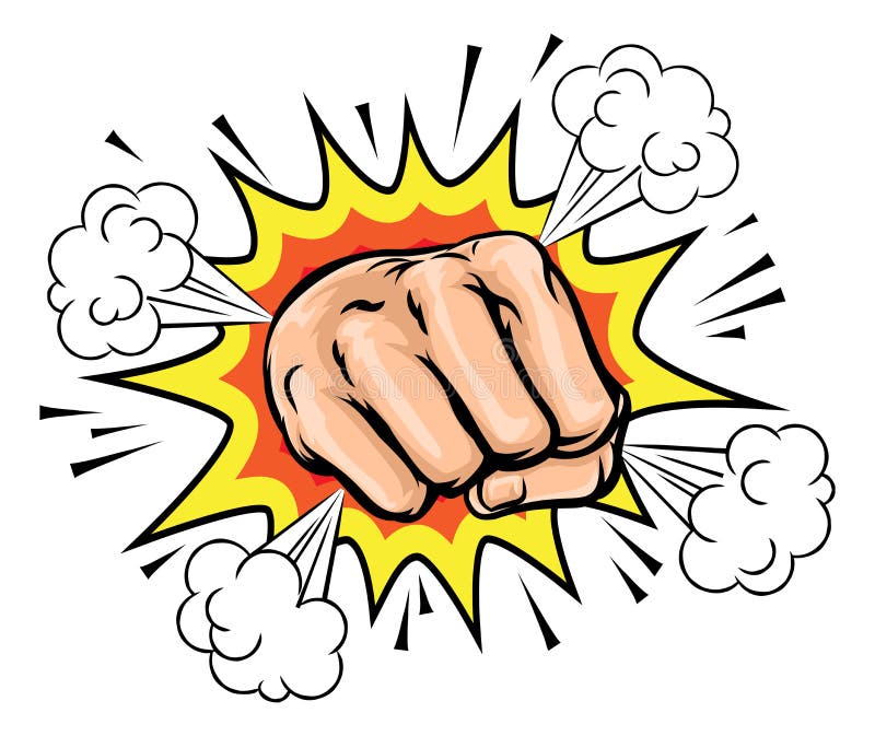 Fist Bump Punch stock vector. Illustration of fist, clip - 140784885