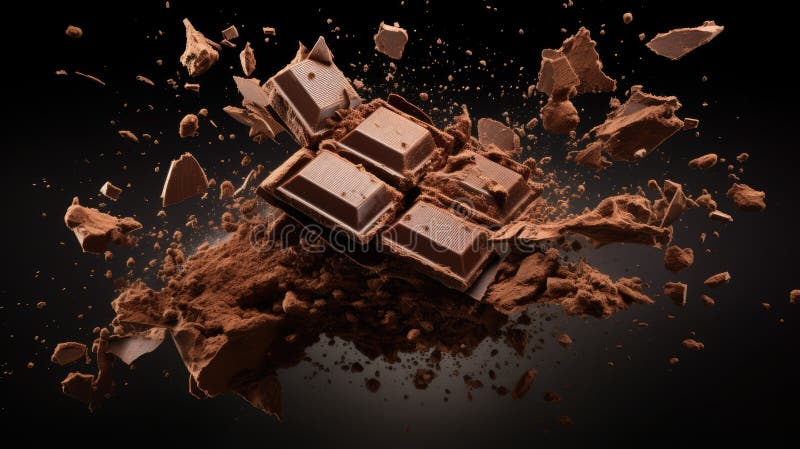 Exploding Chocolate Stock Illustrations – 490 Exploding Chocolate Stock ...