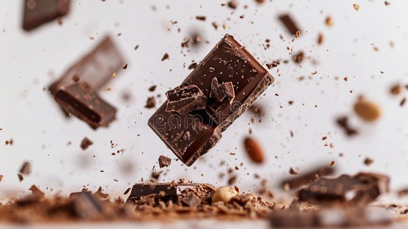 Exploding Chocolate Bars with Flying Chunks and Crumbs in a Dynamic ...