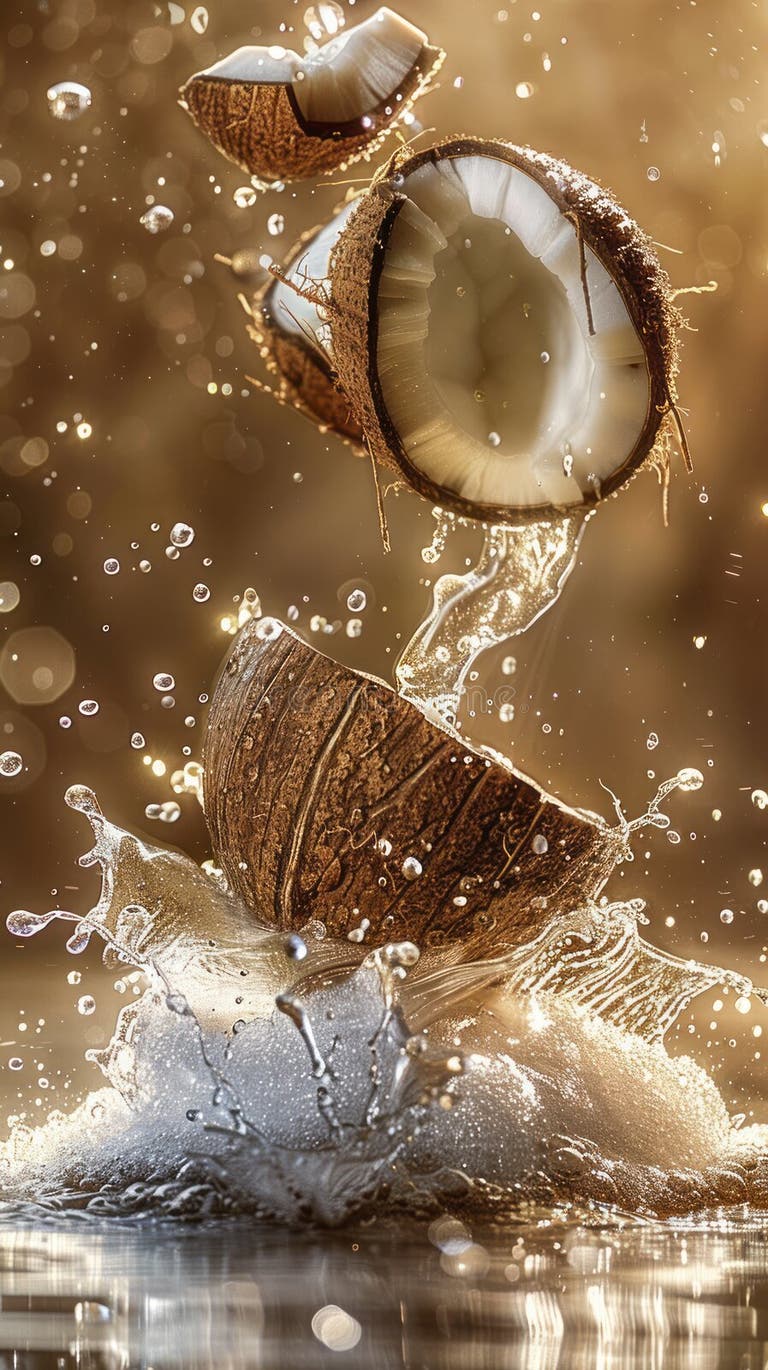 Exploding Coconut Stock Illustrations – 148 Exploding Coconut Stock ...