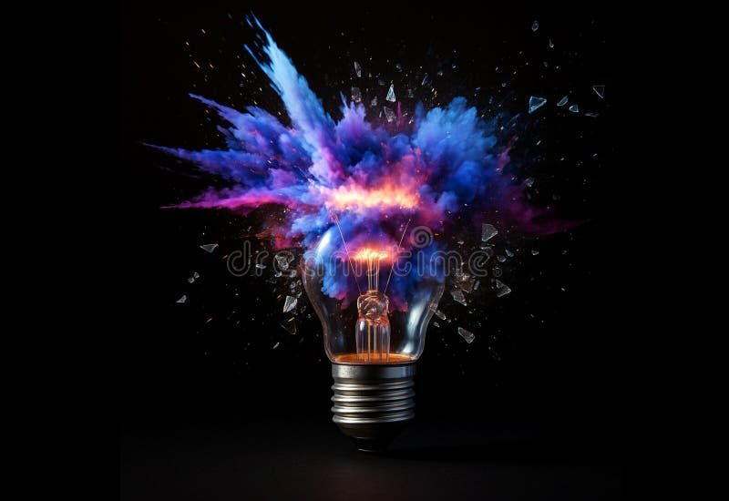 Colourful Light stock illustration. Illustration of threedimensional ...