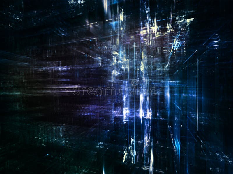 Exploding Digital World stock illustration. Illustration of special ...