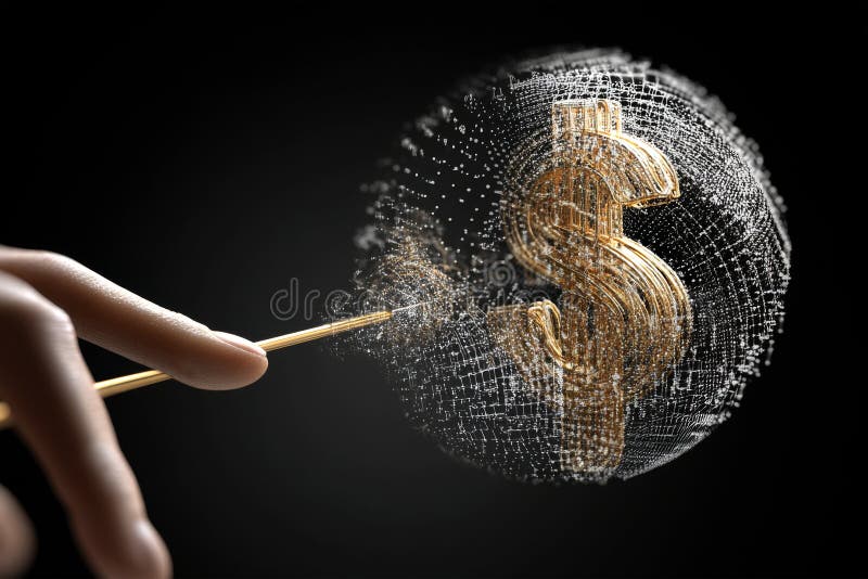 Exploding Dollar Bubble Concept Financial Collapse Stock Photos - Free ...