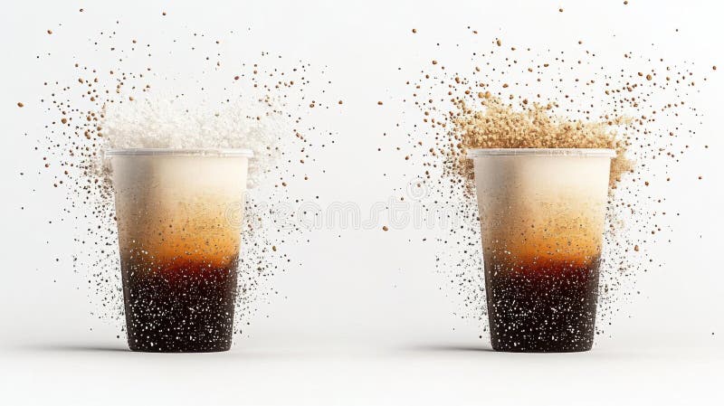 Exploding Drink, Fizzy Foam, Beverage Stock Image - Image of cold ...